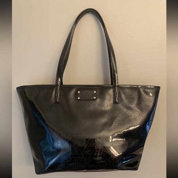 kate spade | Bags | Kate Spade Harmony Metro Black Patent Leather ...
